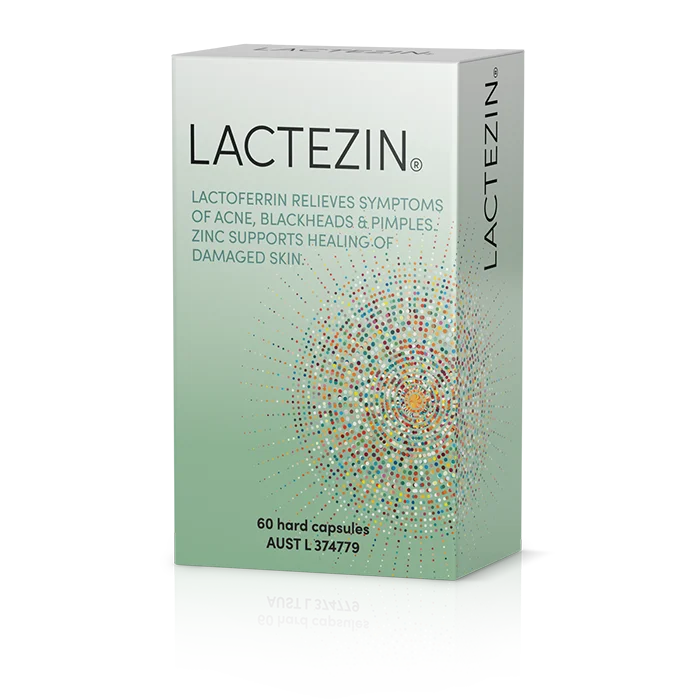 LACTEZIN® 60 capsule sealed carton. | Lactezin